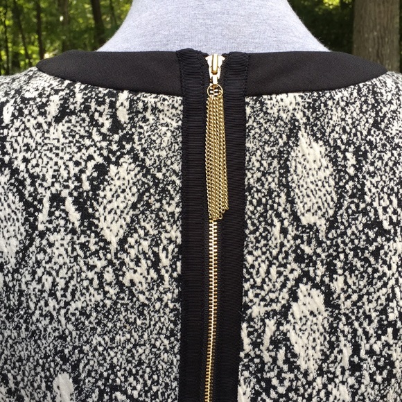 Rebecca Taylor | Dresses | Rebecca Taylor Black White Python Jacquard ...